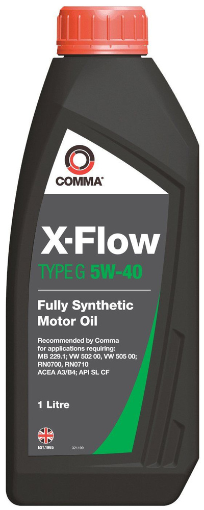 Масло моторное Comma 5W-40 Синтетическое - купить в интернет-магазине ...