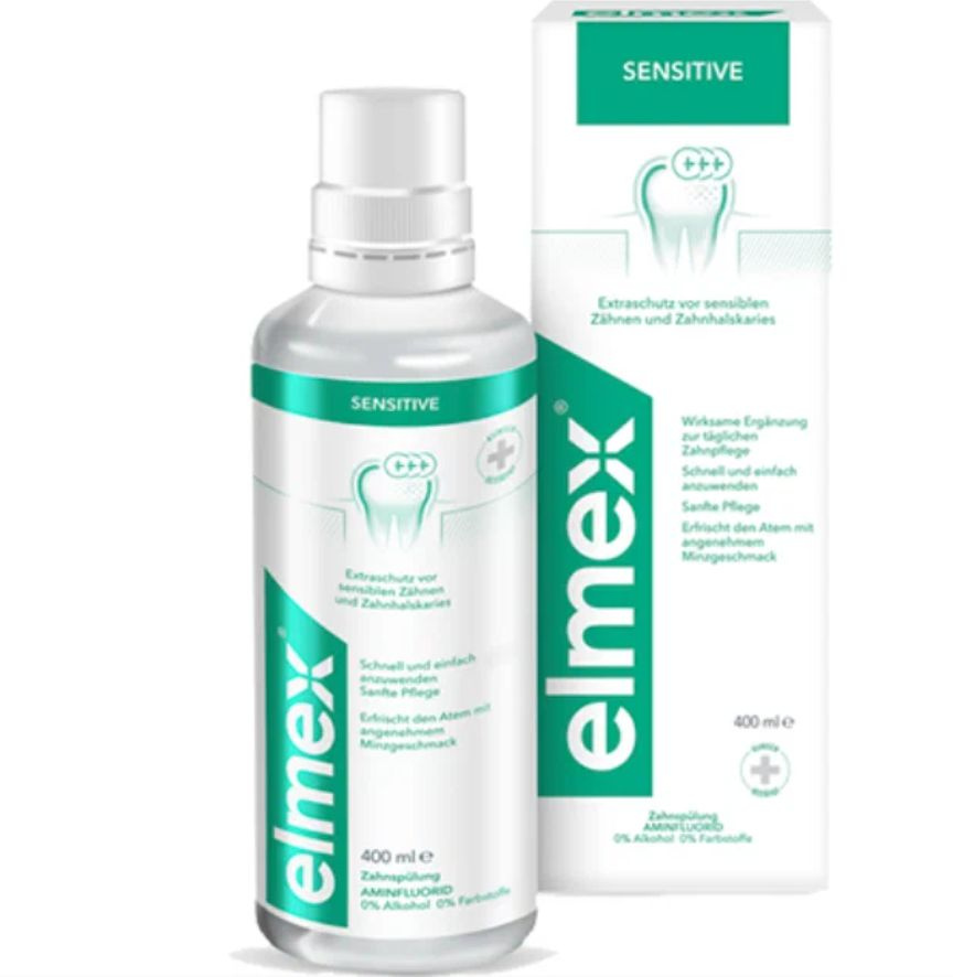 COLGATE Elmex 400мл Ополаскиватель для полости рта Sensitive Защита от ...