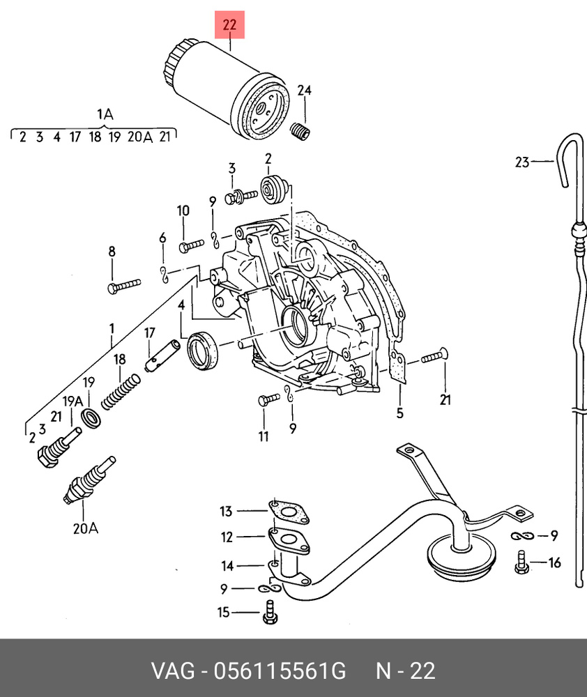 Фильтр масляный Sauvage 056 115 561G - купить по выгодным ценам в интернет-магазине OZON ...
