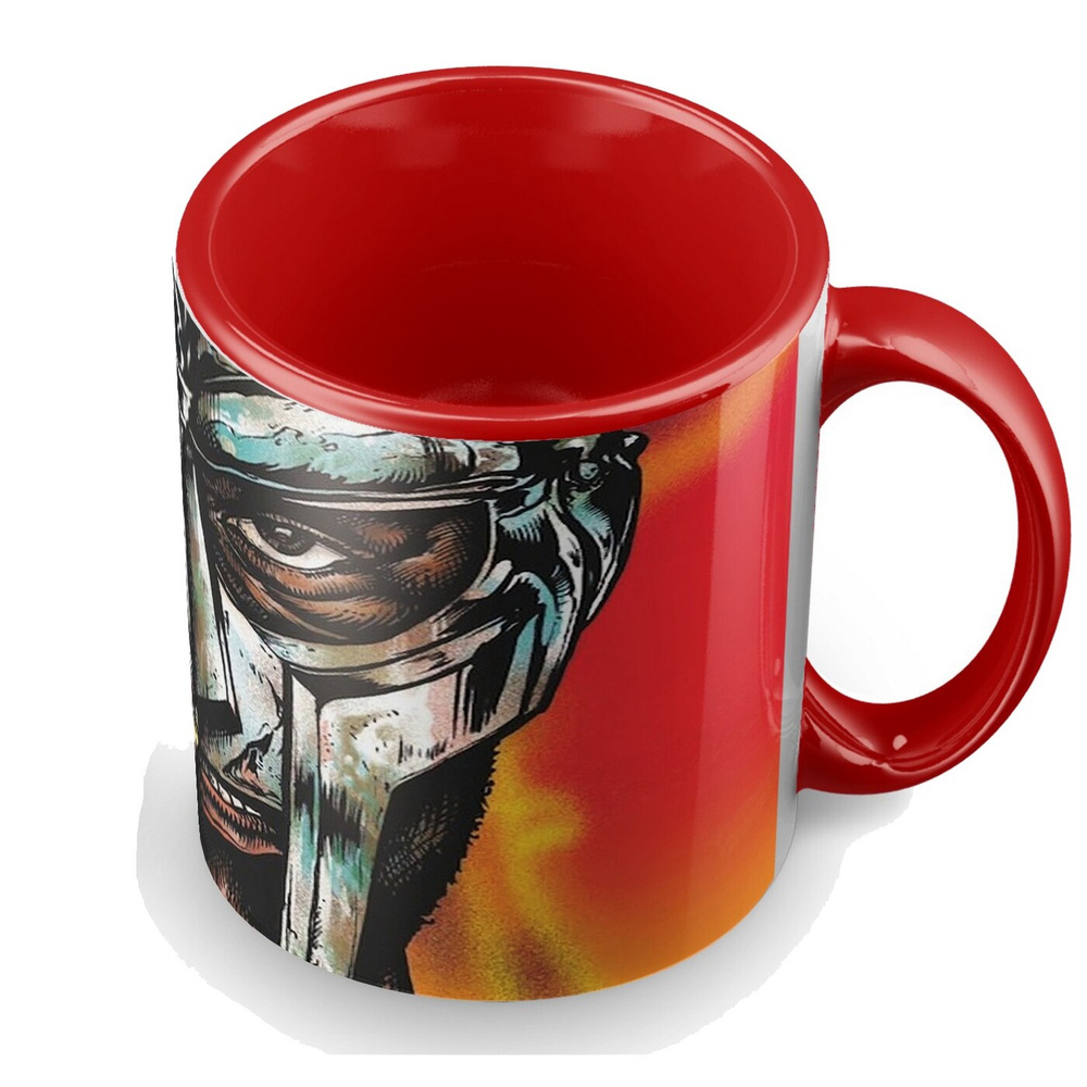 Кружка "MF DOOM(рэперская, 2Pac, The Notorious B.I.G., Snoop Dogg, N.W ...