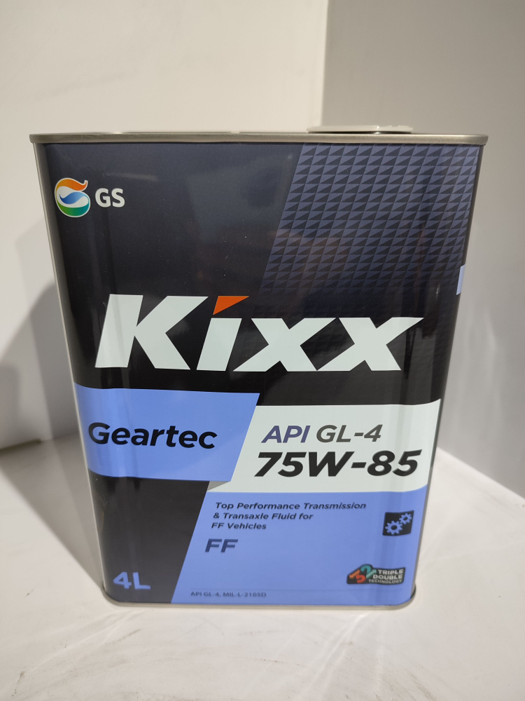 Масло трансмиссионное KIXX Geartec FF 75W-85 API GL-4 4л. - купить по ...