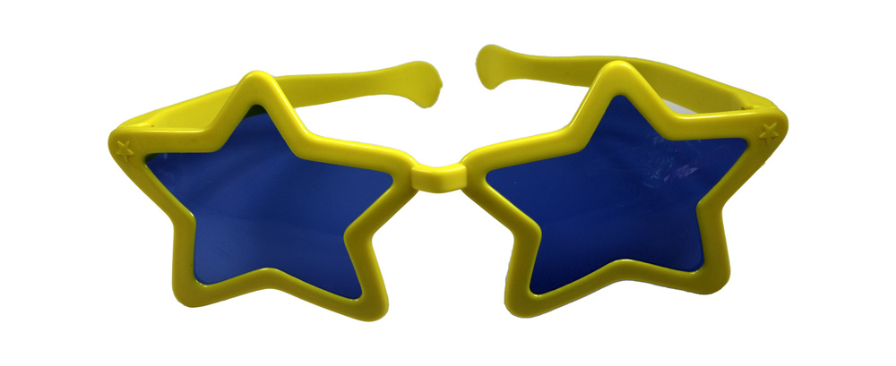 Очки гиганты звездочки/карнавальные очки - купить по доступным ценам в ...