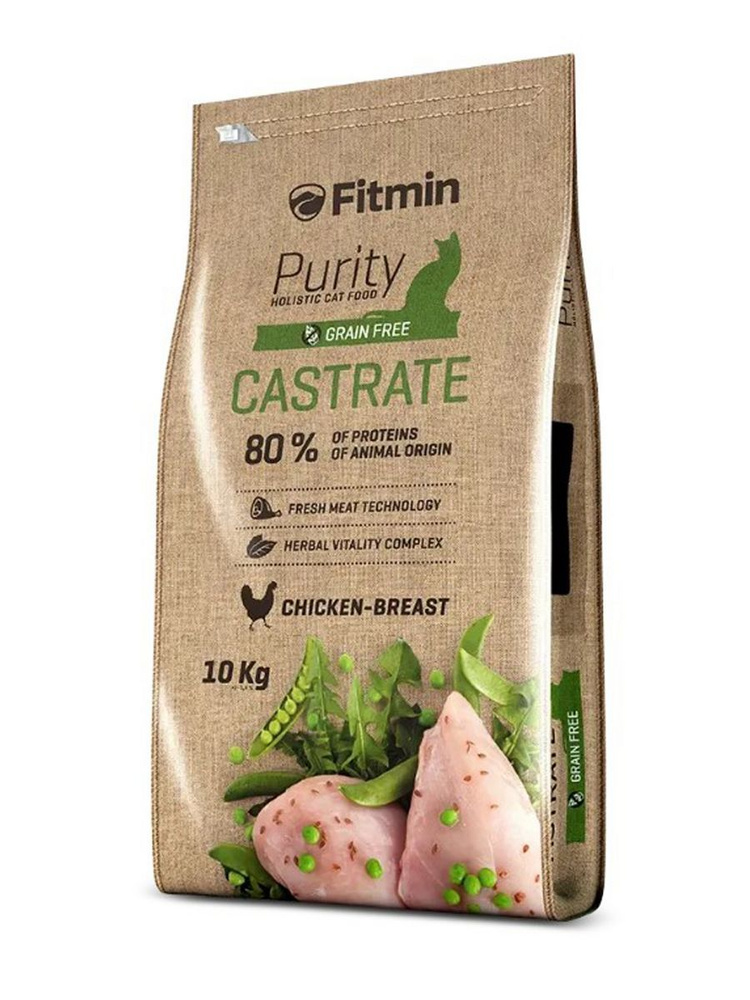 Сухой корм для кастрированных и стерилизованных кошек Fitmin Сat Purity ...