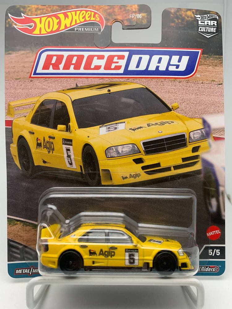 Hot Wheels 94 AMG-Mercedes C-Class DTM Touring Car из серии RACE DAY ...