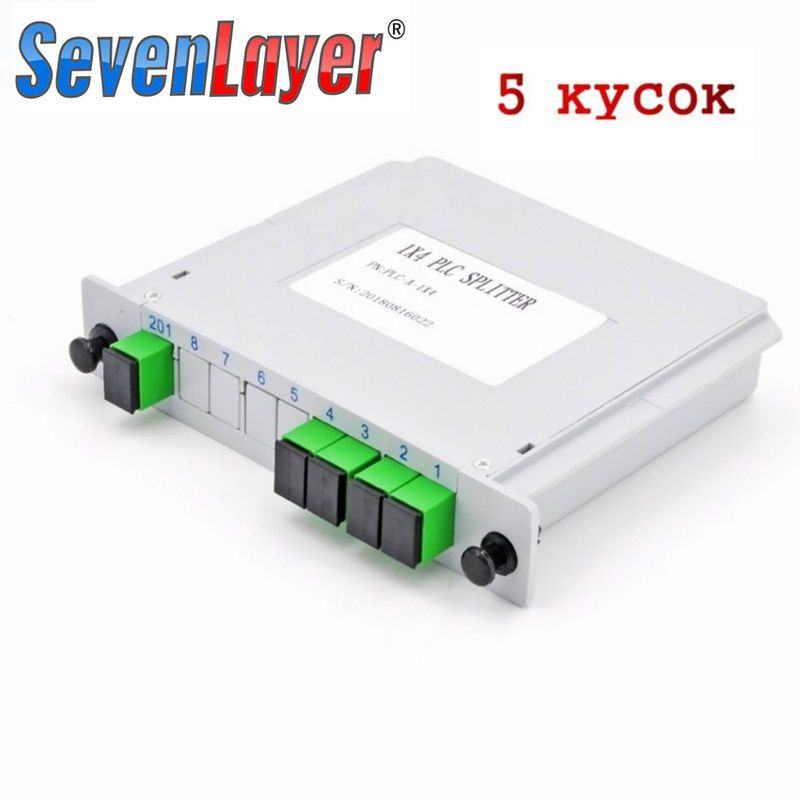5 шт SC APC PLC 1X21X4 1X8 1X16 Волоконно-оптический разветвитель ...