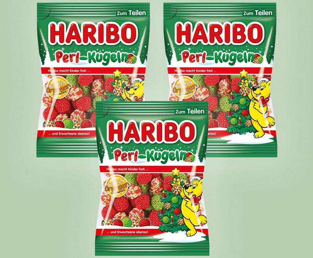 Жевательные конфеты Haribo Pearl Balls со вкусом ягод 3 шт. по 200 г ...