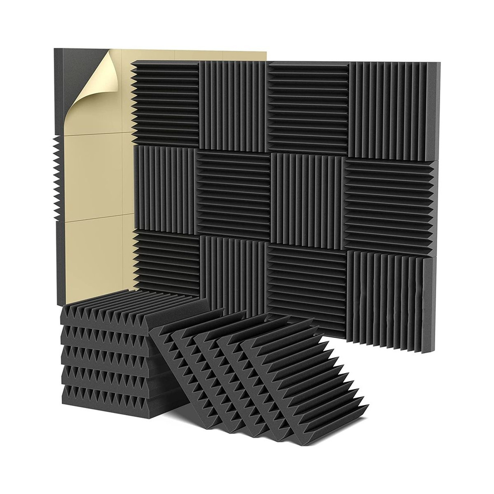 Самоклеящиеся звукоизоляционные пенопластовые панели 2X12X12 дюймов ...