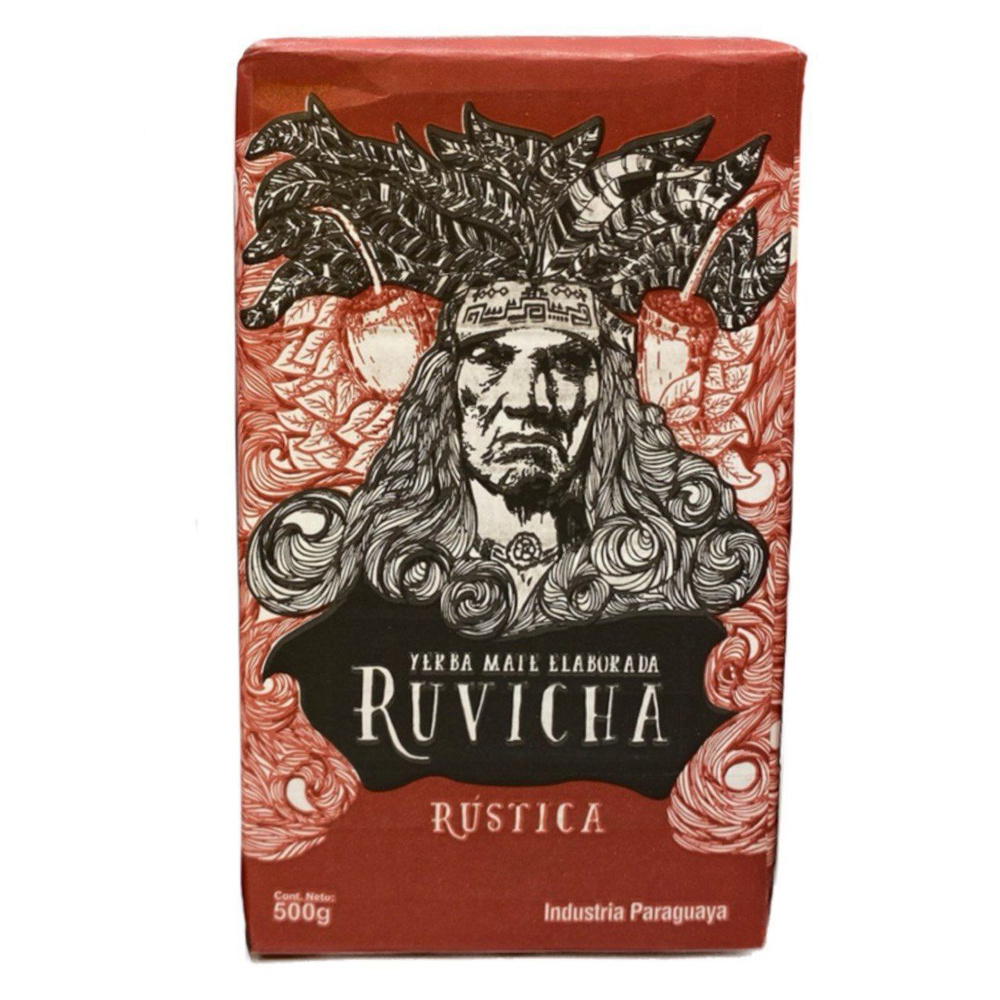 Мате чай Ruvicha Rustica, 500 гр. (Парагвайский отборный) (йерба матэ ...