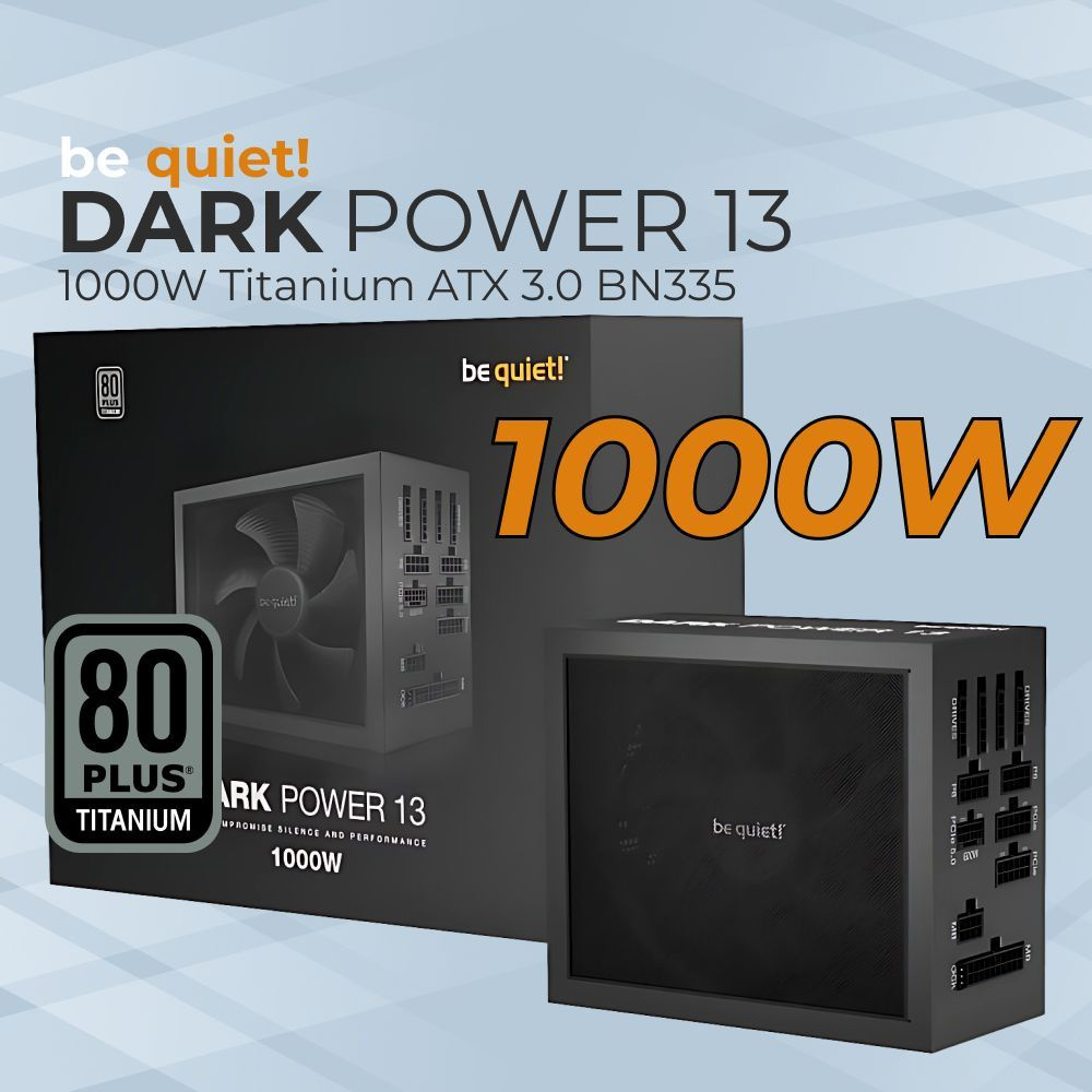 Блок питания для компьютера be quiet! Dark Power 13 1000W / ATX 3.0 ...
