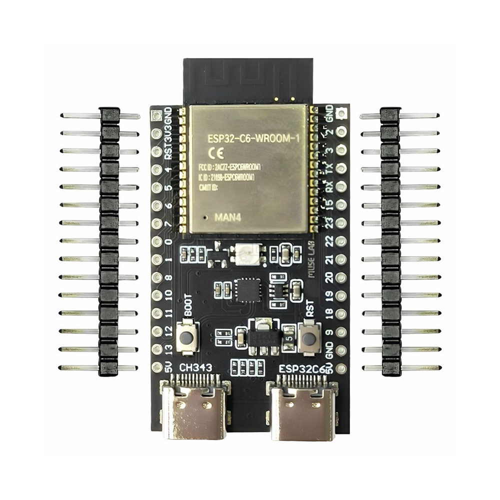 ESP32-C6-DevKitC-1-N4 ESP32-C6 RISC-V ESP32 Модуль Type-C Основная ...