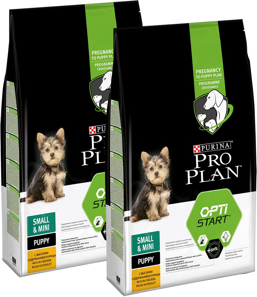 Сухой корм PRO PLAN OPTISTART PUPPY SMALL & MINI для щенков маленьких ...