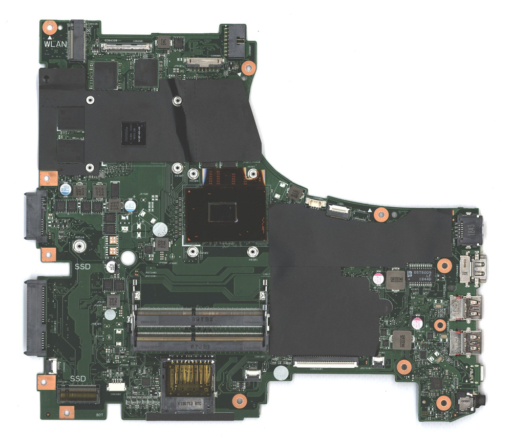 Материнская плата для Asus GL553VW i7-6700HQ SR2FQ DDR3L N16P-GX-A2 4Gb ...