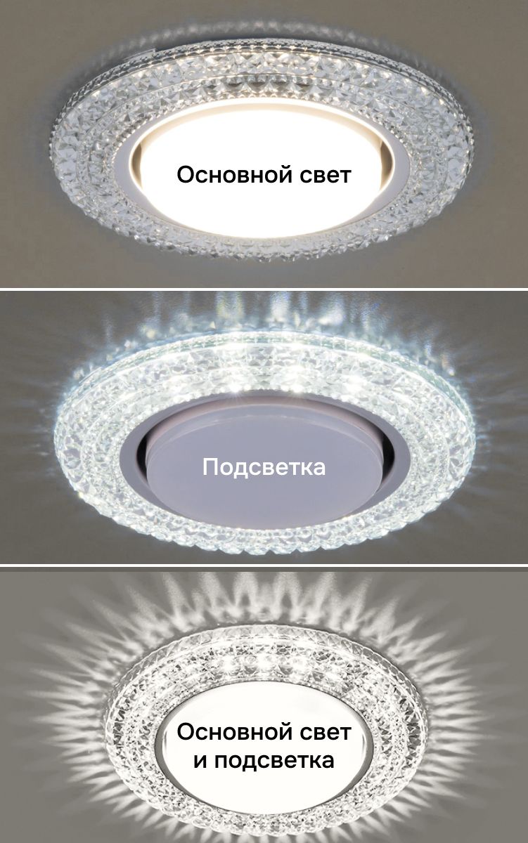 SKYWARD AURA GX53G3 потолочный светильник встраиваемый прозрачный, с ...