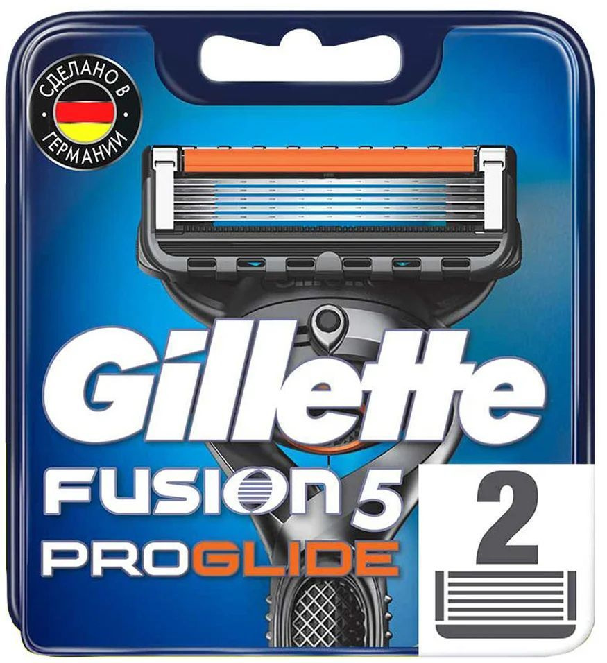 Сменные Кассеты Gillette Proglide 2 шт. для мужской бритвы, с 5 ...