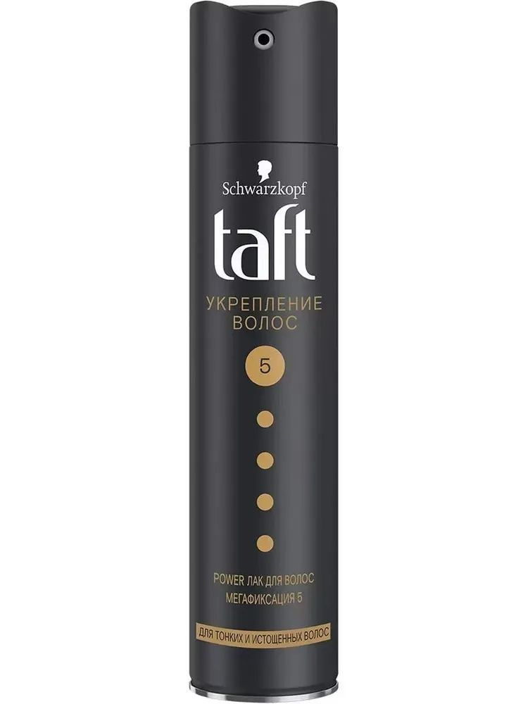 Taft Лак для волос Power укрепление волос, Тафт мегафиксация 5, 250 мл ...
