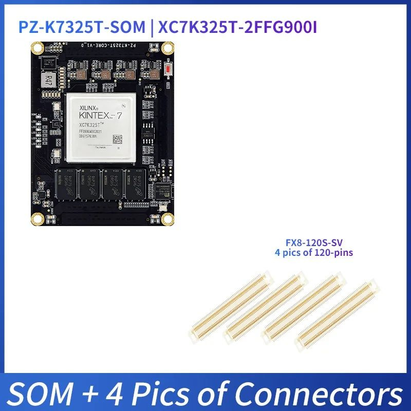 PuZhi PZ-K7325T-SOM Xilinx Kintex-7 XC7K325T Основная плата FPGA Система промышленного класса на ...