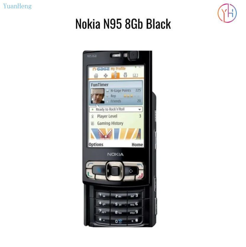 Мобильный телефон Nokia N95 8Gb Black, черный - купить по выгодной цене в интернет-магазине OZON ...