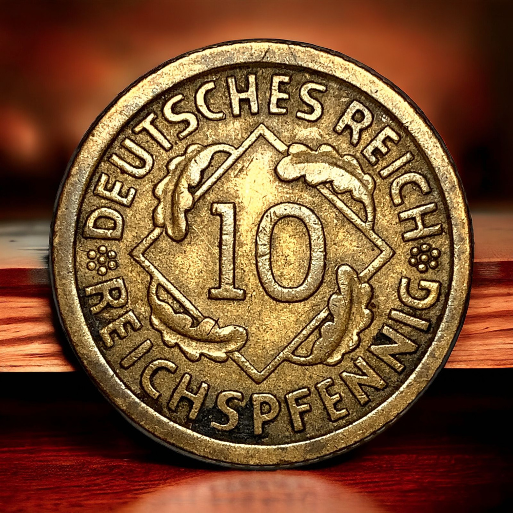 Монета Германия 10 пфеннигов 1935 года, F. Колосья - купить в интернет-магазине OZON с быстрой ...