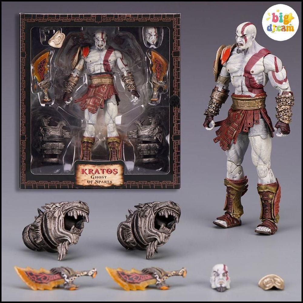 god of war 3 Ultimate Kratos Фигурка 20cm-Big Dream - купить с ...