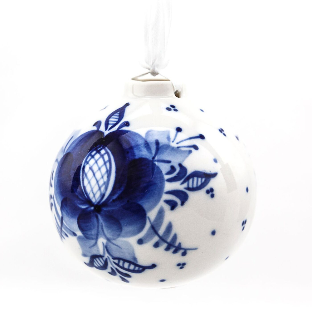 Ёлочная игрушка Объединение Гжель, Фарфор, 7 см - купить в интернет ...