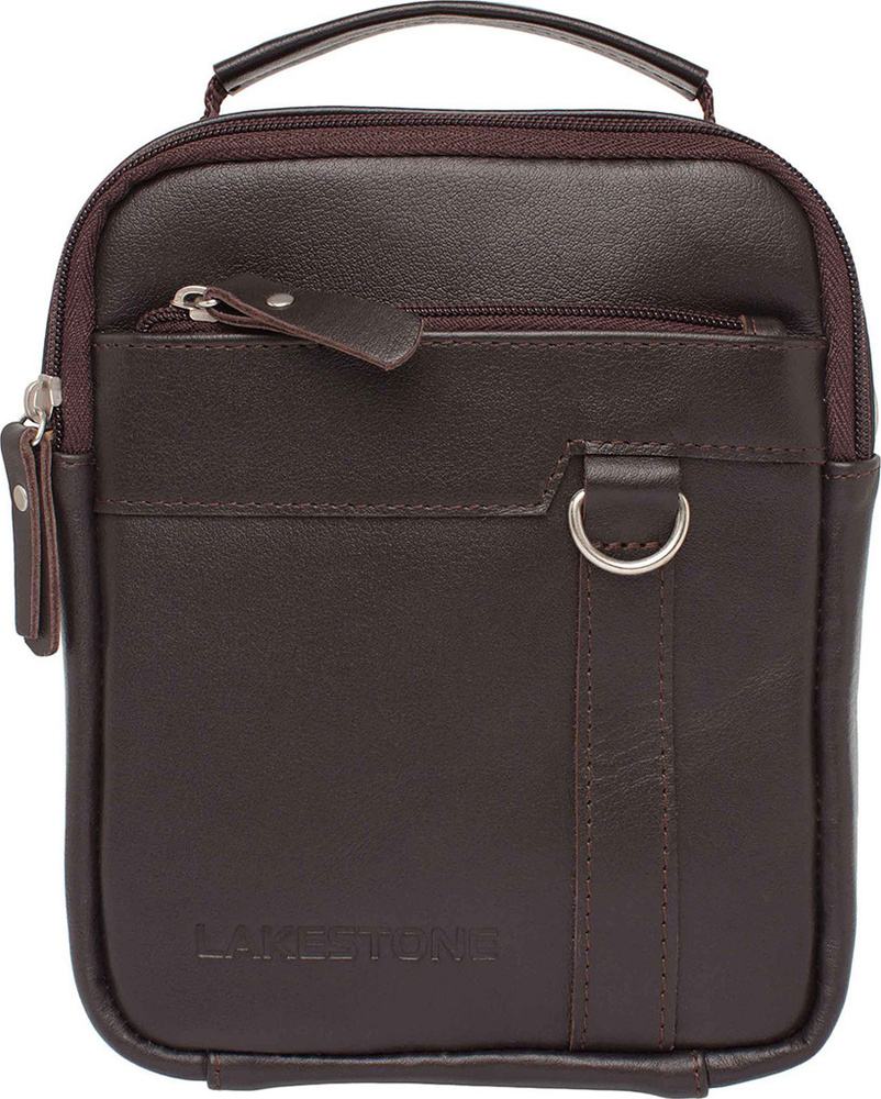 Сумка мужская через плечо LAKESTONE, натуральная кожа, планшет, для ...