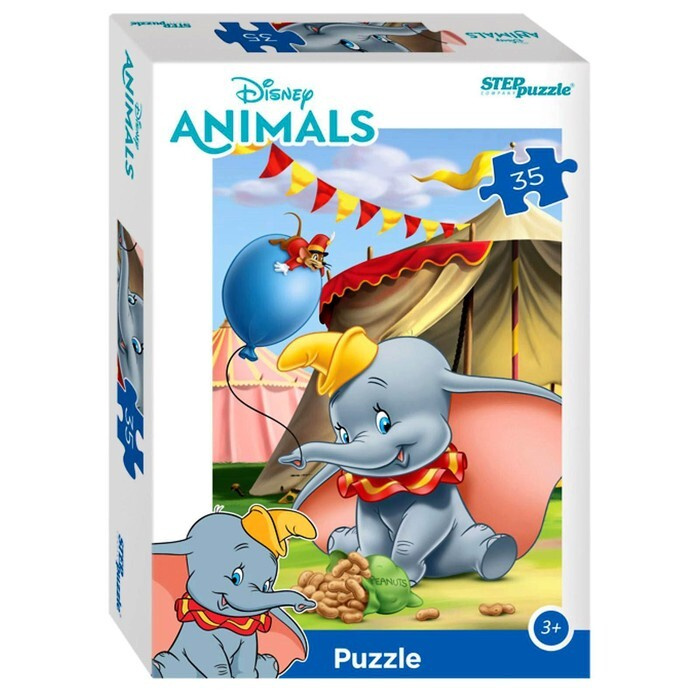 Step Puzzle, Пазл "Зверята Дисней", 35 элементов, 2 набора - купить с доставкой по выгодным ...