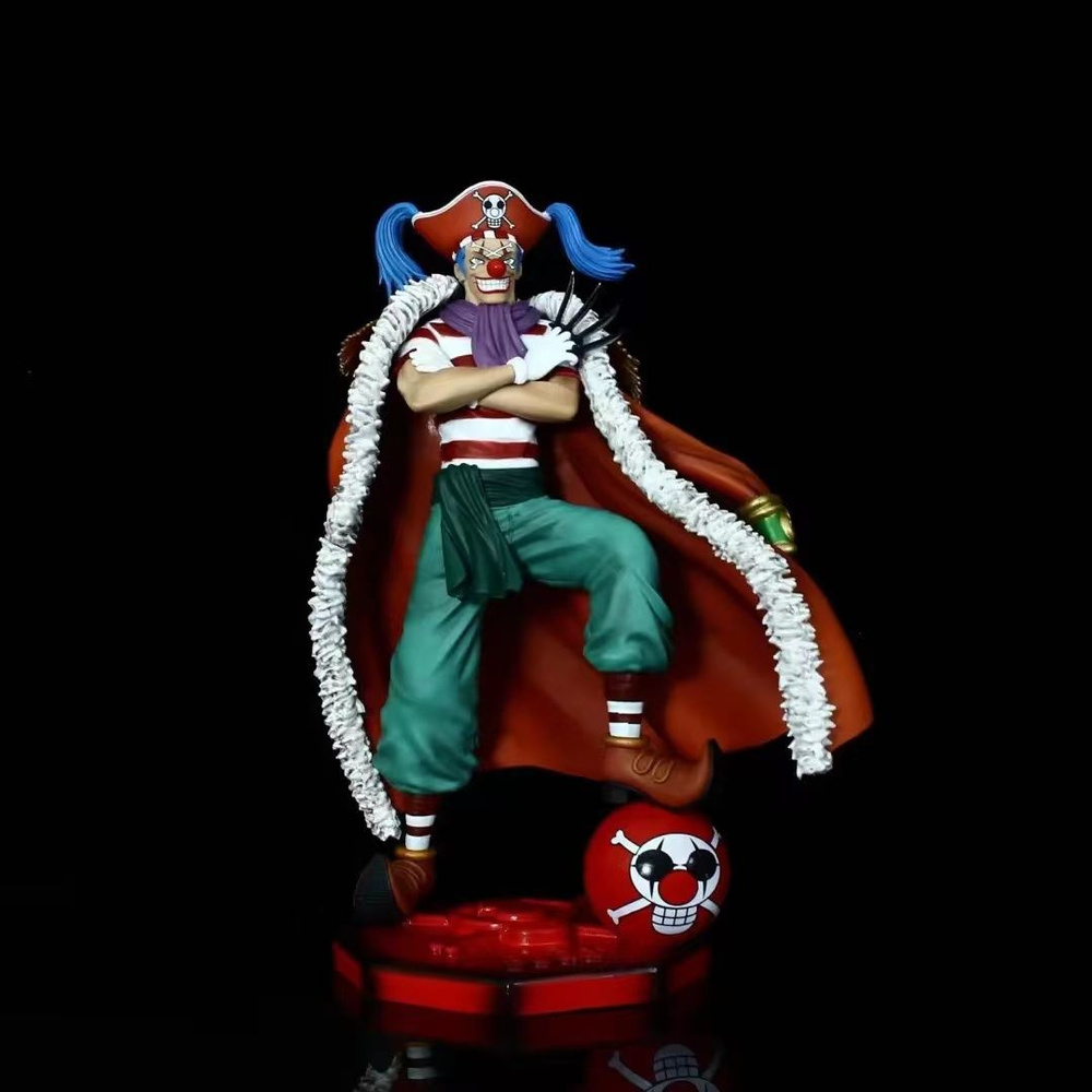 Аниме One Piece Buggy Баки Four Emperors статуя 26CM - купить с ...