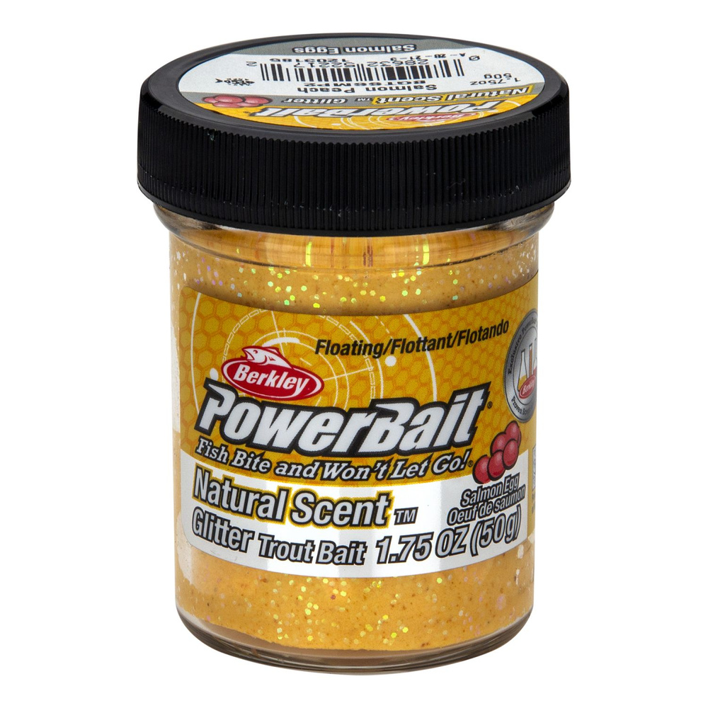 Паста форелевая Berkley PowerBait Natural Glitter Trout Bait 50гр Икра ...