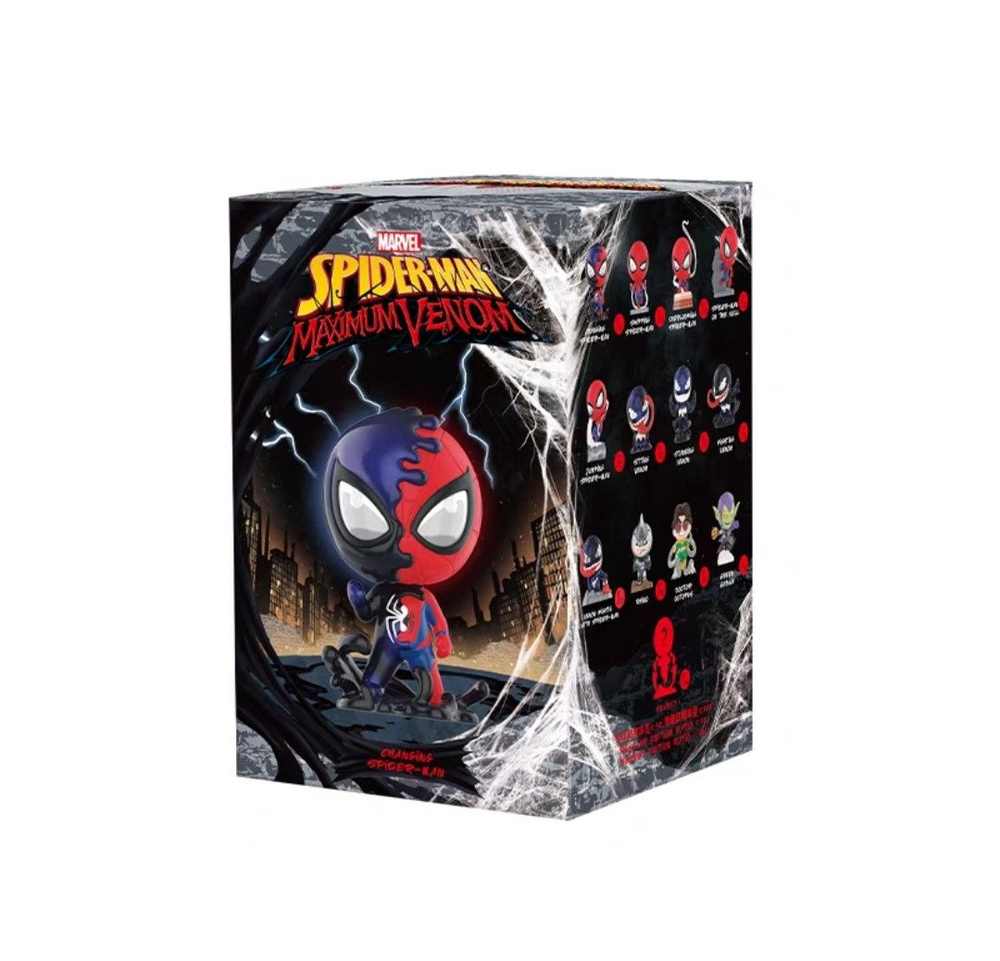 Коллекционная кукла, POPMART Marvel Spider-Man and Venom Series Hand ...