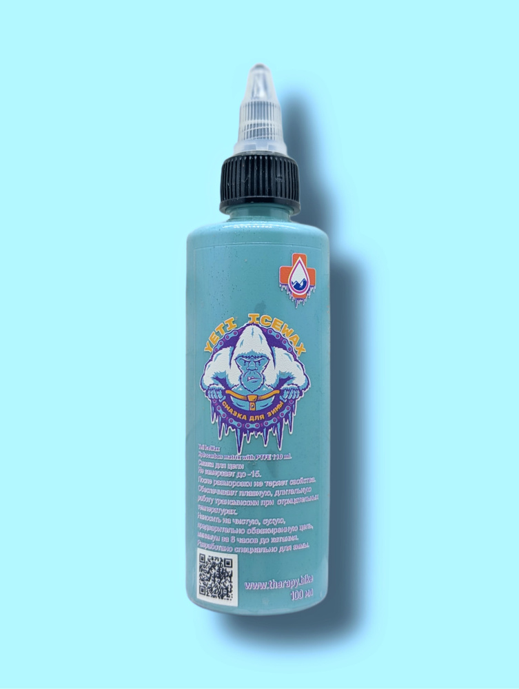Парафиновая зимняя смазка для цепи велосипеда Yeti Ice wax 100 мл ...