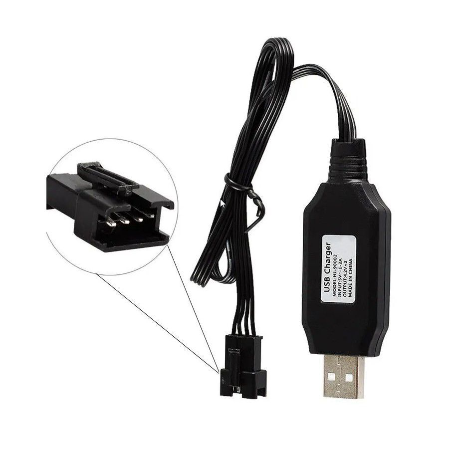 USB зарядное устройство для аккумуляторов 7,4 V разъем SM-4P - купить с доставкой по выгодным ...