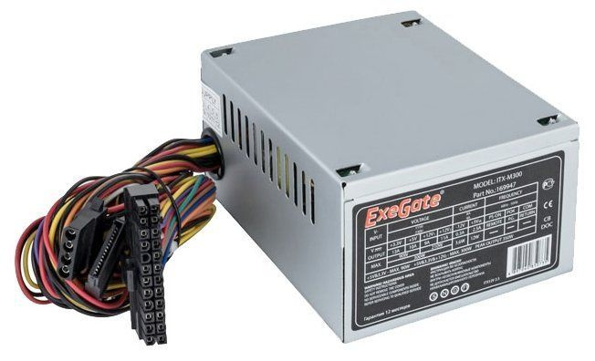 ExeGate Блок питания компьютера Блок питания ITX-M400, 400 Вт - купить ...