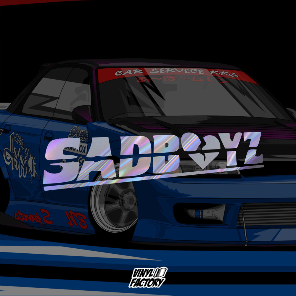 SADBOYZ - JDM Голографическая наклейка на автомобиль Аниме - купить по ...