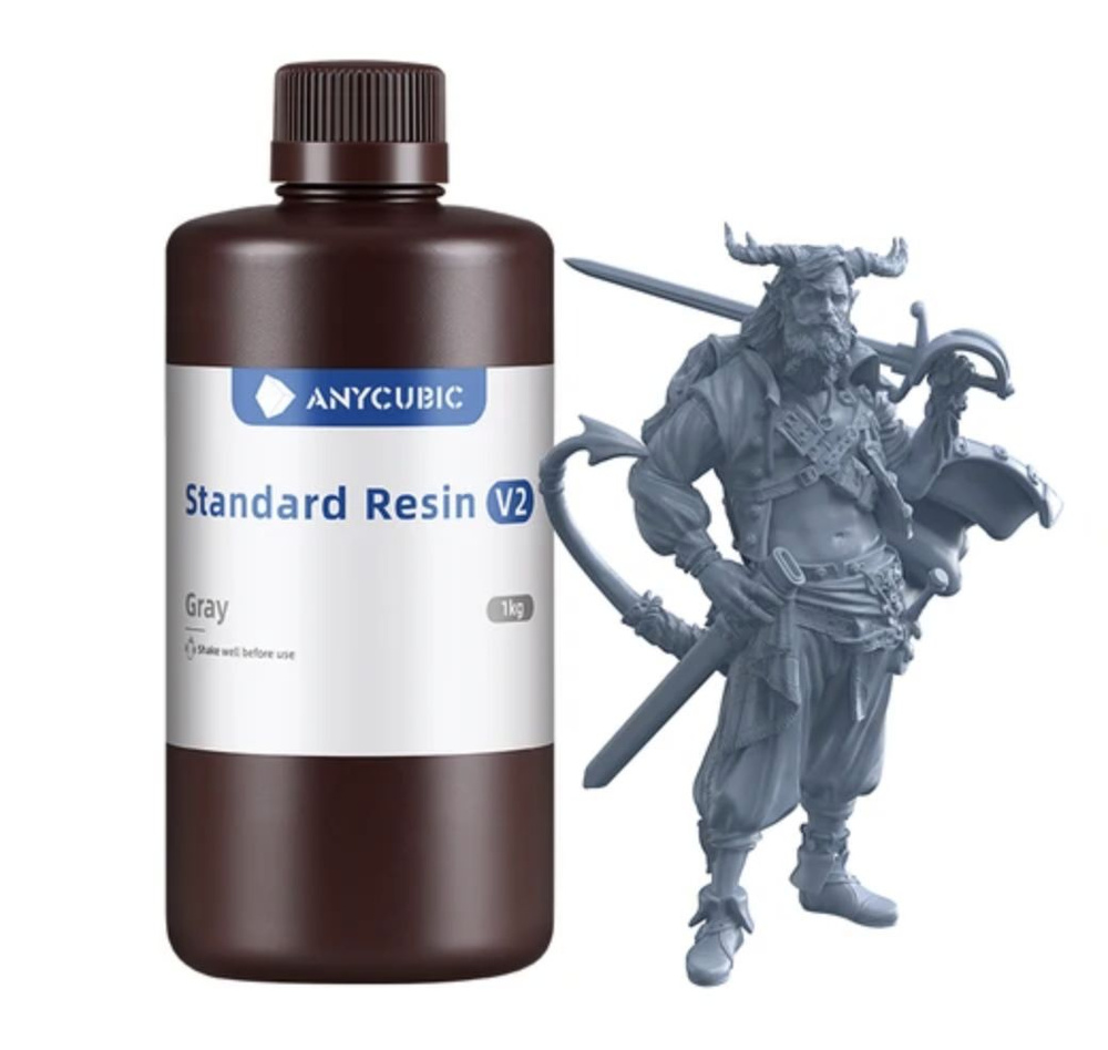 Фотополимерная смола Anycubic Standart UV Resin для 3D принтера 1 кг ...