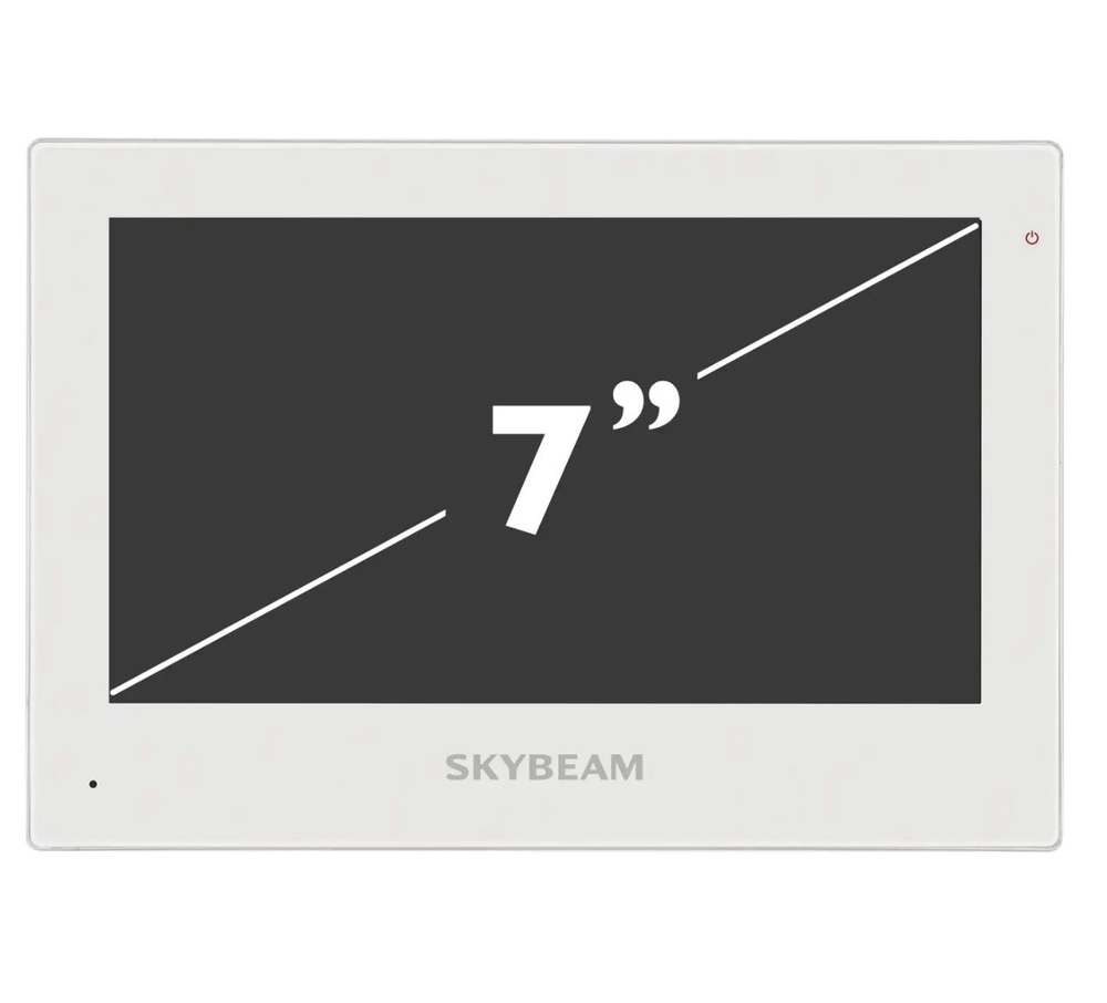 Видеодомофон SKYBEAM 7" с сенсорными кнопками Wi-Fi цвет белый ...