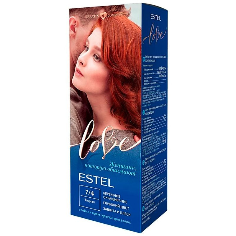 ESTEL краска для волос LOVE 7/4 Тициан - купить с доставкой по выгодным ценам в интернет ...