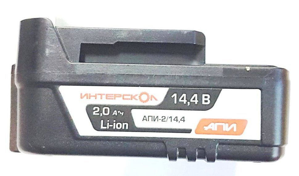 Аккумулятор Интерскол ДА-14,4ЭР 2,0/ч, 14.4В, Li-ion (слайдер) 2400.018 ...