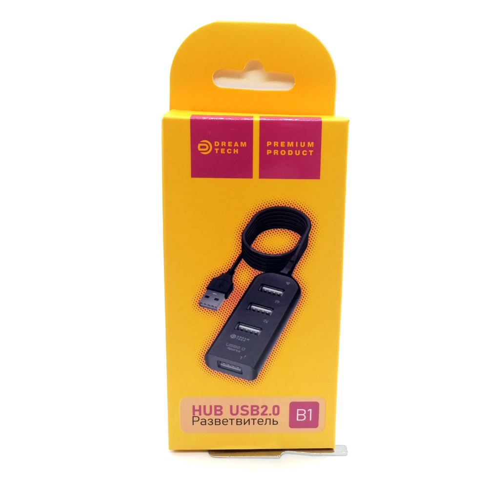 Разветвитель USB (Hub) DREAM (B1), 4 порта - купить с доставкой по выгодным ценам в интернет ...