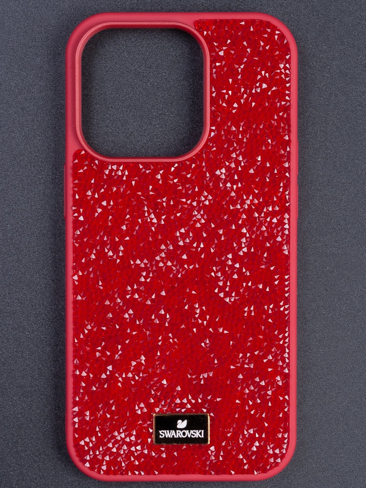 Чехол Swarovski на iPhone 13 Pro Красный - купить с доставкой по ...