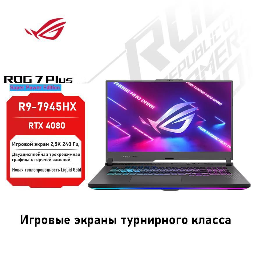 Игровой ноутбук ASUS ROG Strix G17 2023 Ultra 17,3" (R9 7945HX Liquid ...