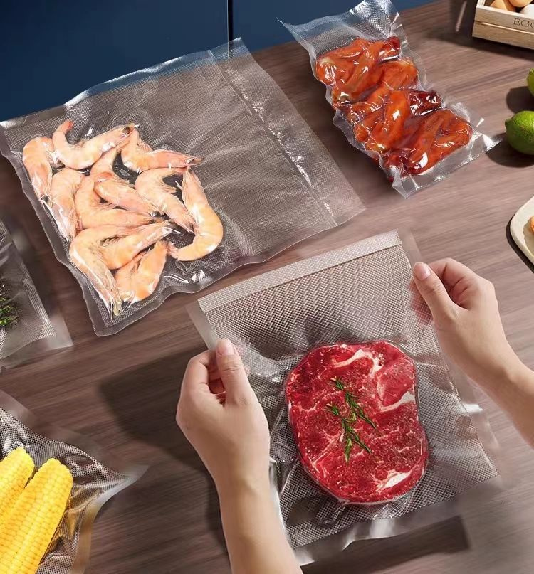 Вакуумные рифленые пакеты для продуктов, для вакууматора 17x25 см, 50 ...