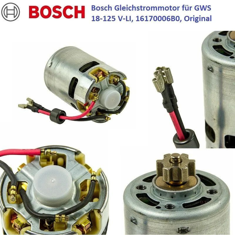 Двигатель постоянного тока 18 в, 16170006B0 1607022585 для BOSCH GWS 18 ...