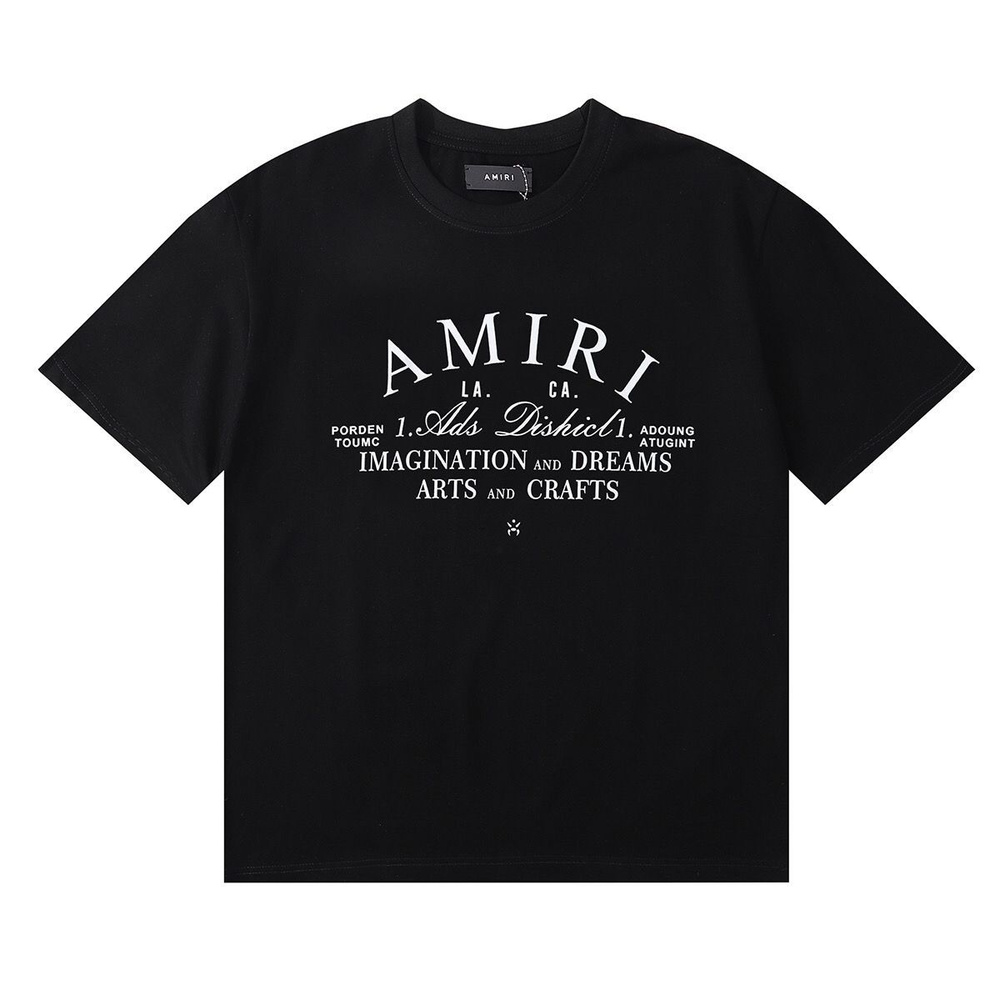 Футболка amiri, размер 44, цвет черный, 棉花 - купить по выгодной цене в ...