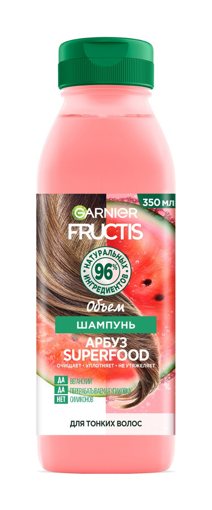 Шампунь для тонких волос Garnier Fructis Superfood Shampoo - купить с ...