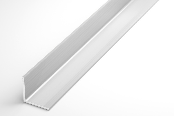 Уголок алюминиевый 20х20х1,0мм, длина 1м, Русский профиль, Анод серебро ...