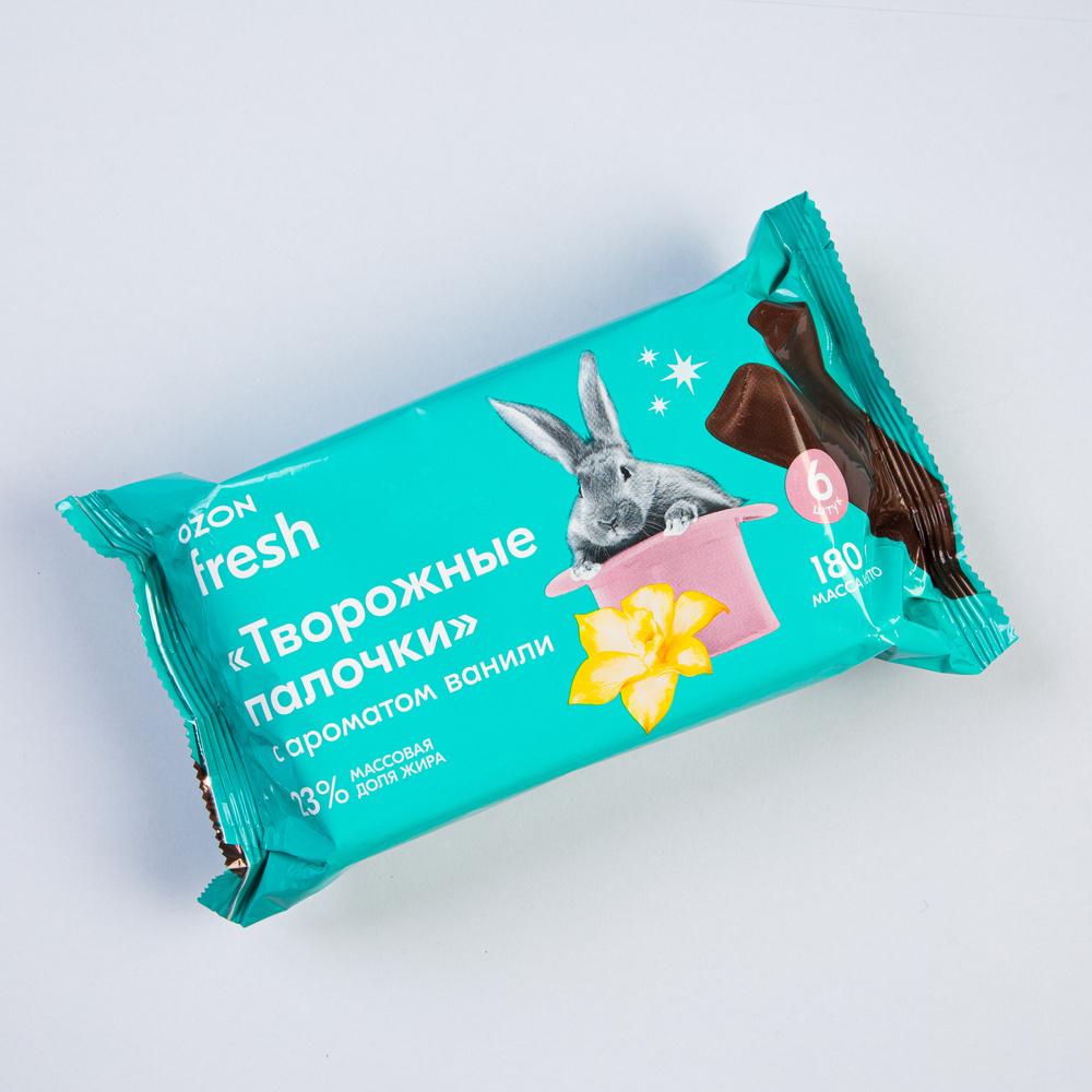 Творожные палочки Ozon fresh глазированные, с ванилью, 180 г - купить с доставкой по выгодным ...