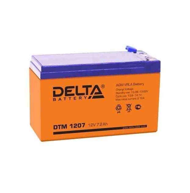 Аккумулятор 12В 7А.ч. Delta DTM 1207 - купить с доставкой по выгодным ...