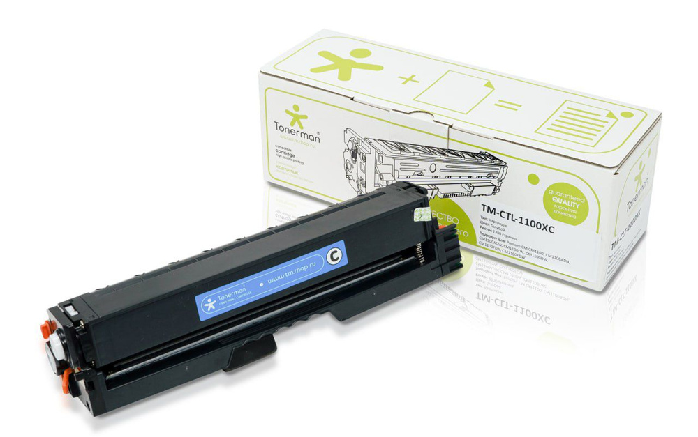 Расходник для печати Tonerman CTL-1100XK, голубой, для лазерного ...
