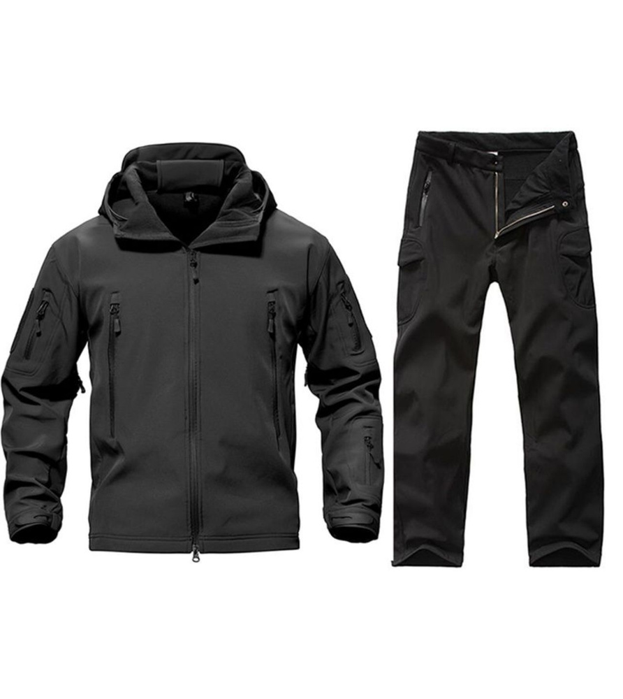 Костюм тактический, размер 54 (2XL), Демисезон, цвет черный - купить по ...
