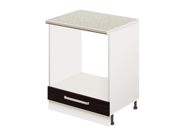 Тумба для духового шкафа cо столешницей Стиль 600*600*850 (венге ...